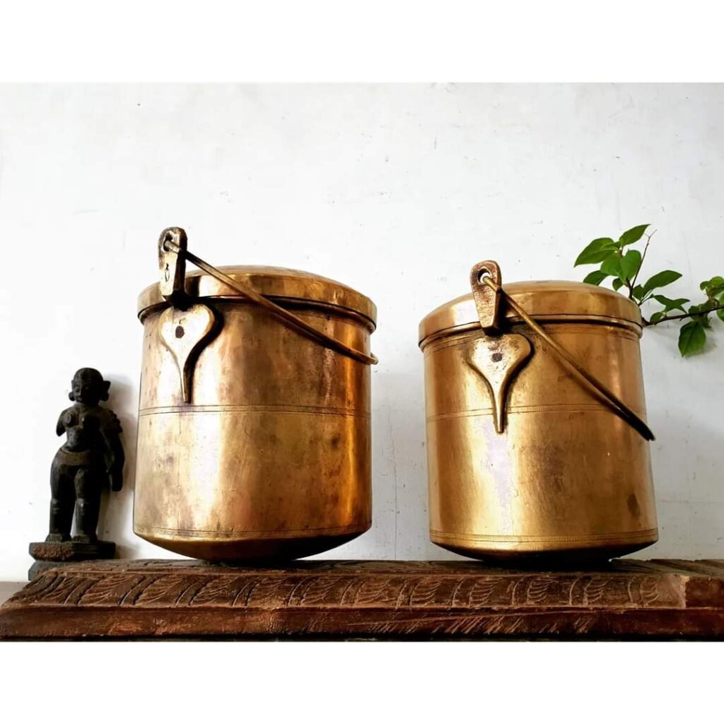 Elai Kaadu Raja Rani Thooku set - Indian Antique Quest