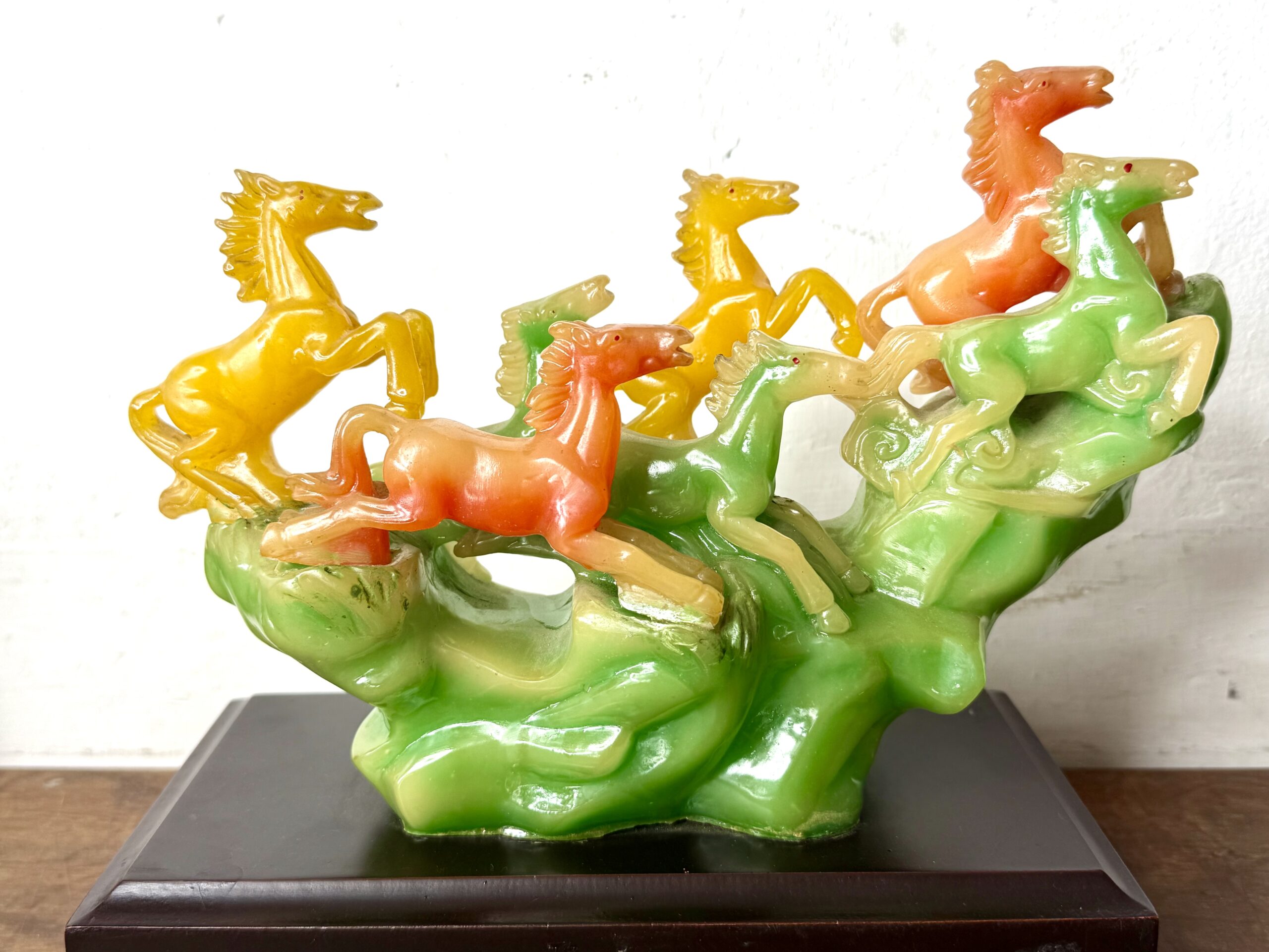 Vasthu Seven lucky horses made of high quality polyresin - Indian ...